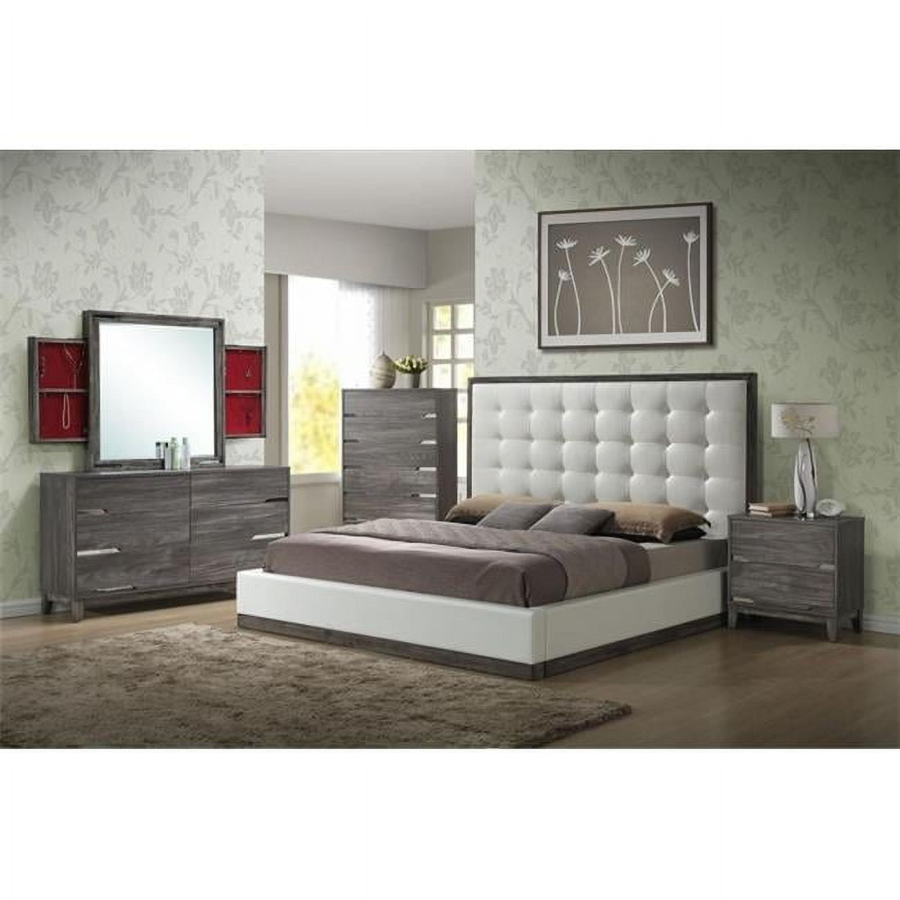 Brown & Ivory Cream Brently Chest - Walmart.com