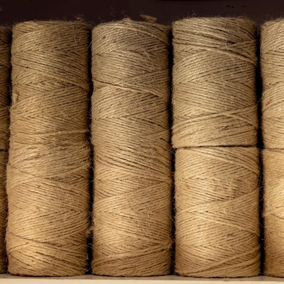 Brown Jute Twine String - 3 Ply Natural Garden Twine for Plants, Crafts ...
