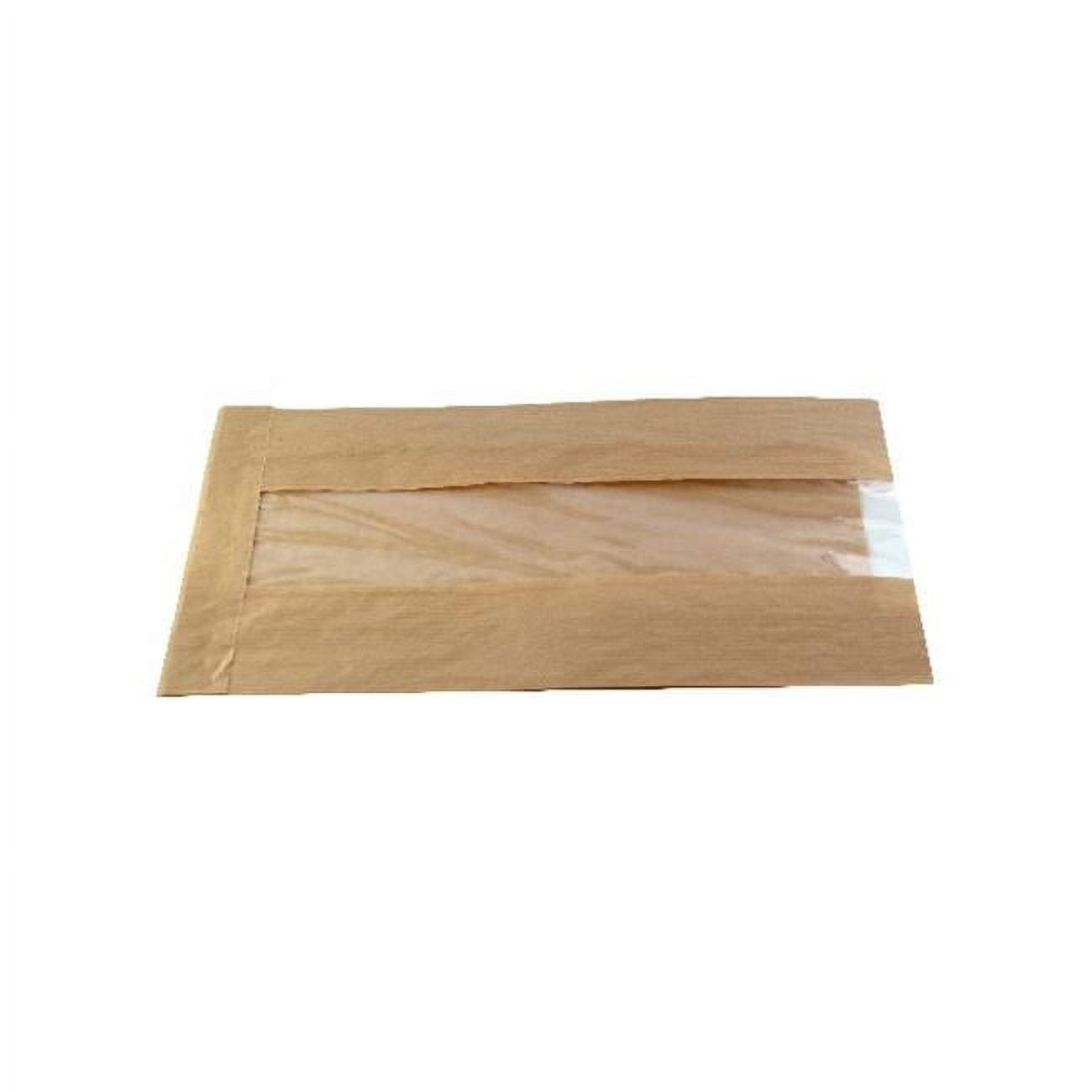 Brown Kraft Bag with Window - Walmart.com