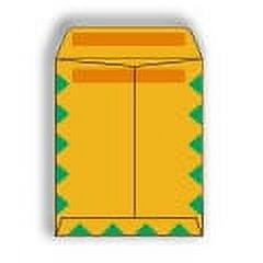 Brown Kraft Catalog Envelope w First Class Border, 10" x 13", Pres-Stik ...