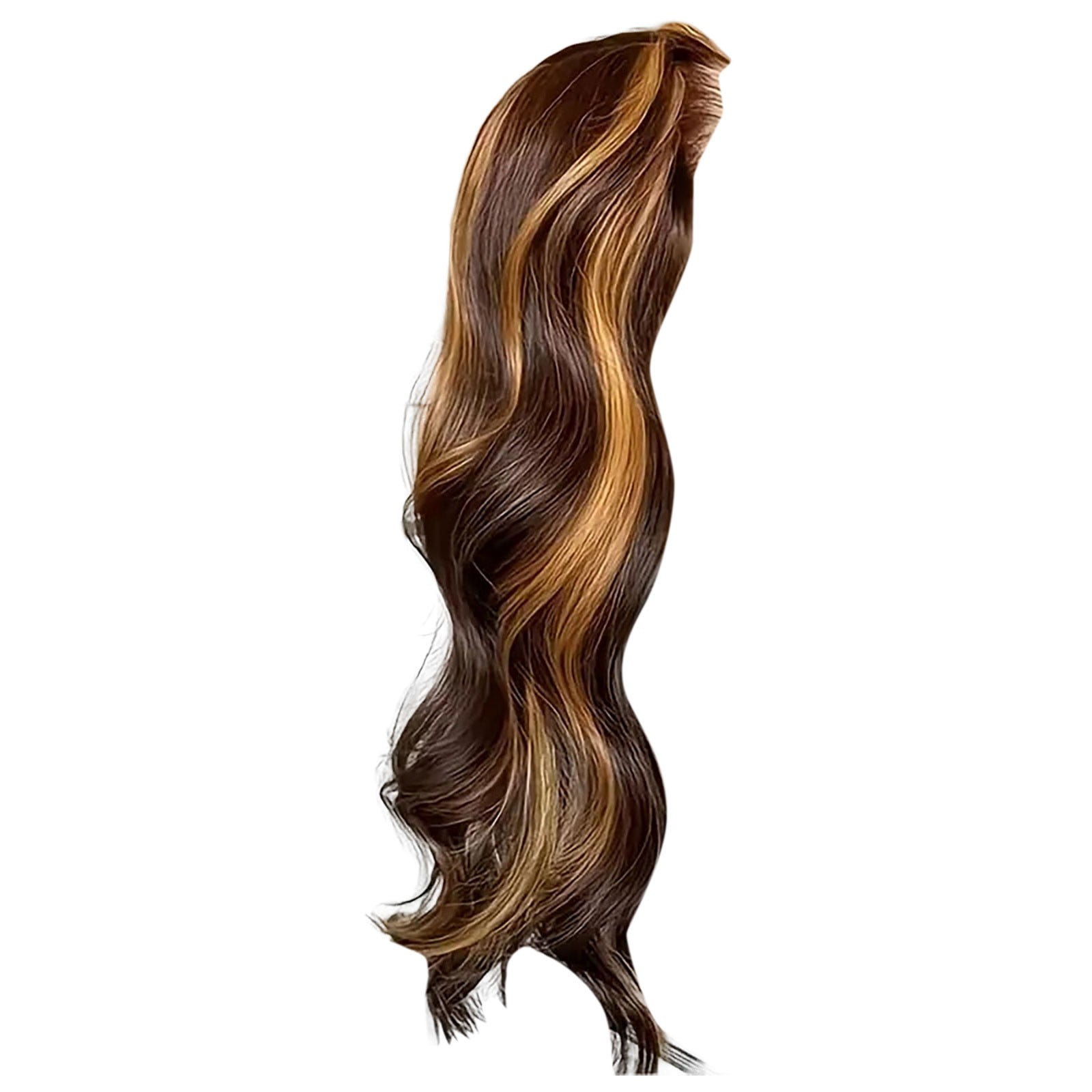 Brown Lace Front Wigs Big Wave Long Curly Wig Ladies Wig Carnival Human ...