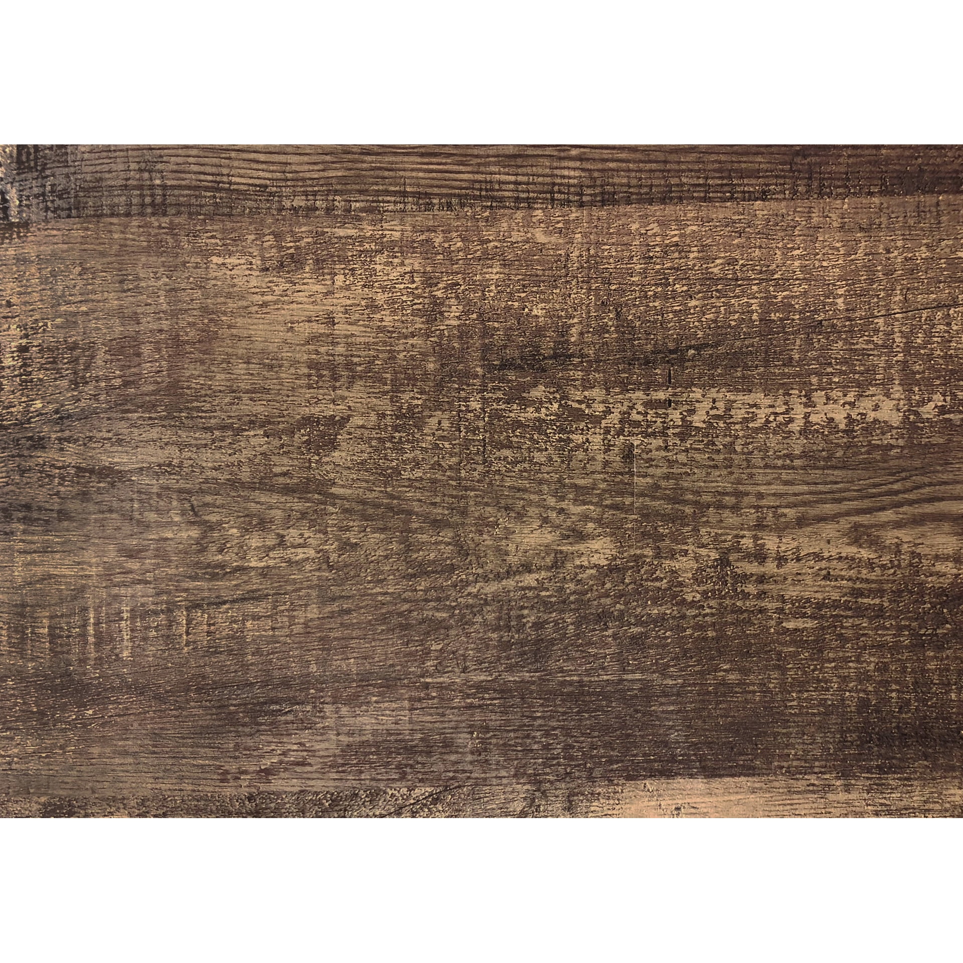 Brown Laminate Computer Desk For Home Office, 48"l, With Black Metal ...