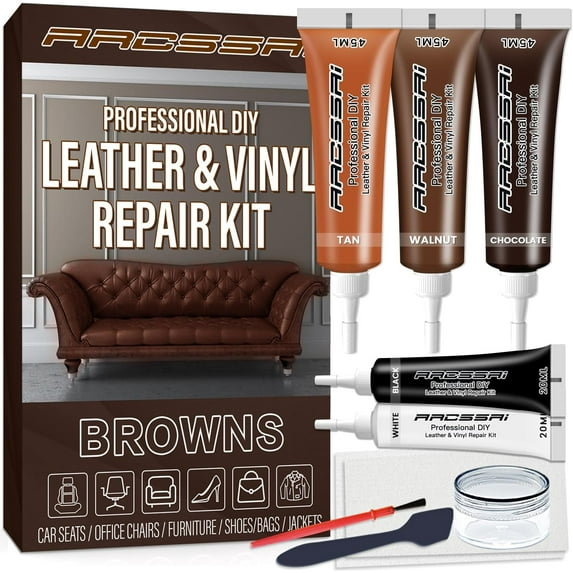 Brown Leather Repair Kit for Furniture, Leather Couch Repair Kit for ...