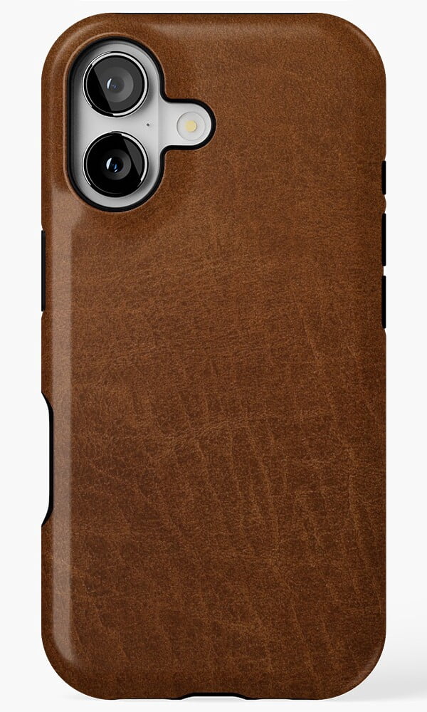 Brown Leather Texture Classic Rugged Design Phone Case for iPhone 11 12 ...