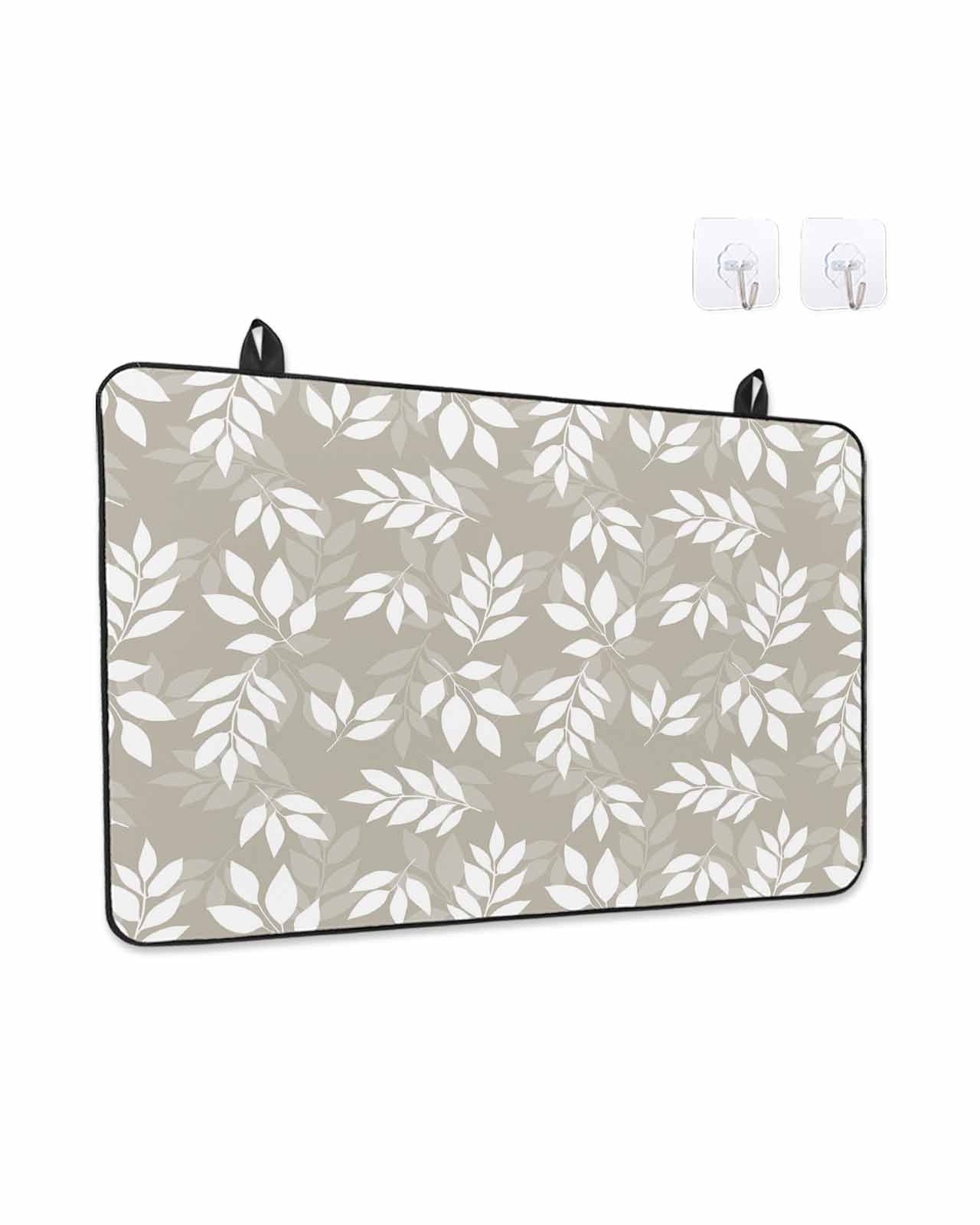 Brown Leaves Stove Top Covers for Electric Stove, Kitchen Glass Ceramic ...