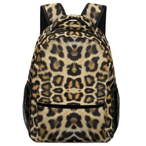 Leopard Print Backpack for Women Pu Leather Cheetah Print Shoulder ...