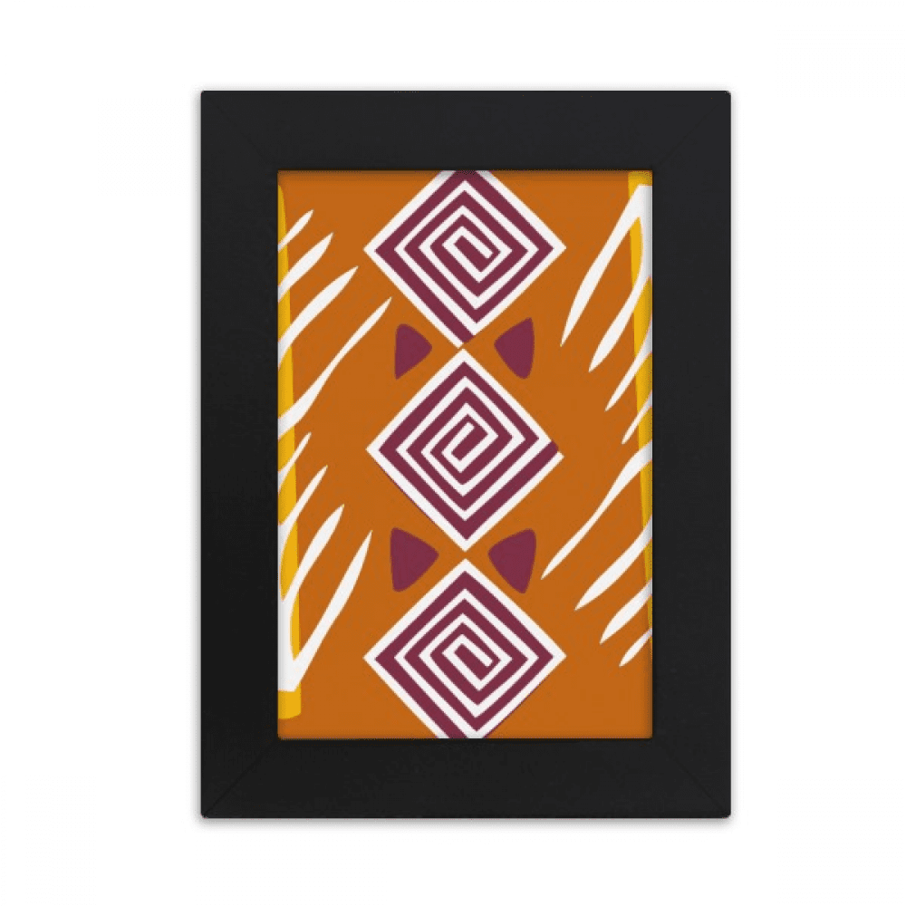Brown Line Mexico Totems Ancient Civilization Desktop Photo Frame ...