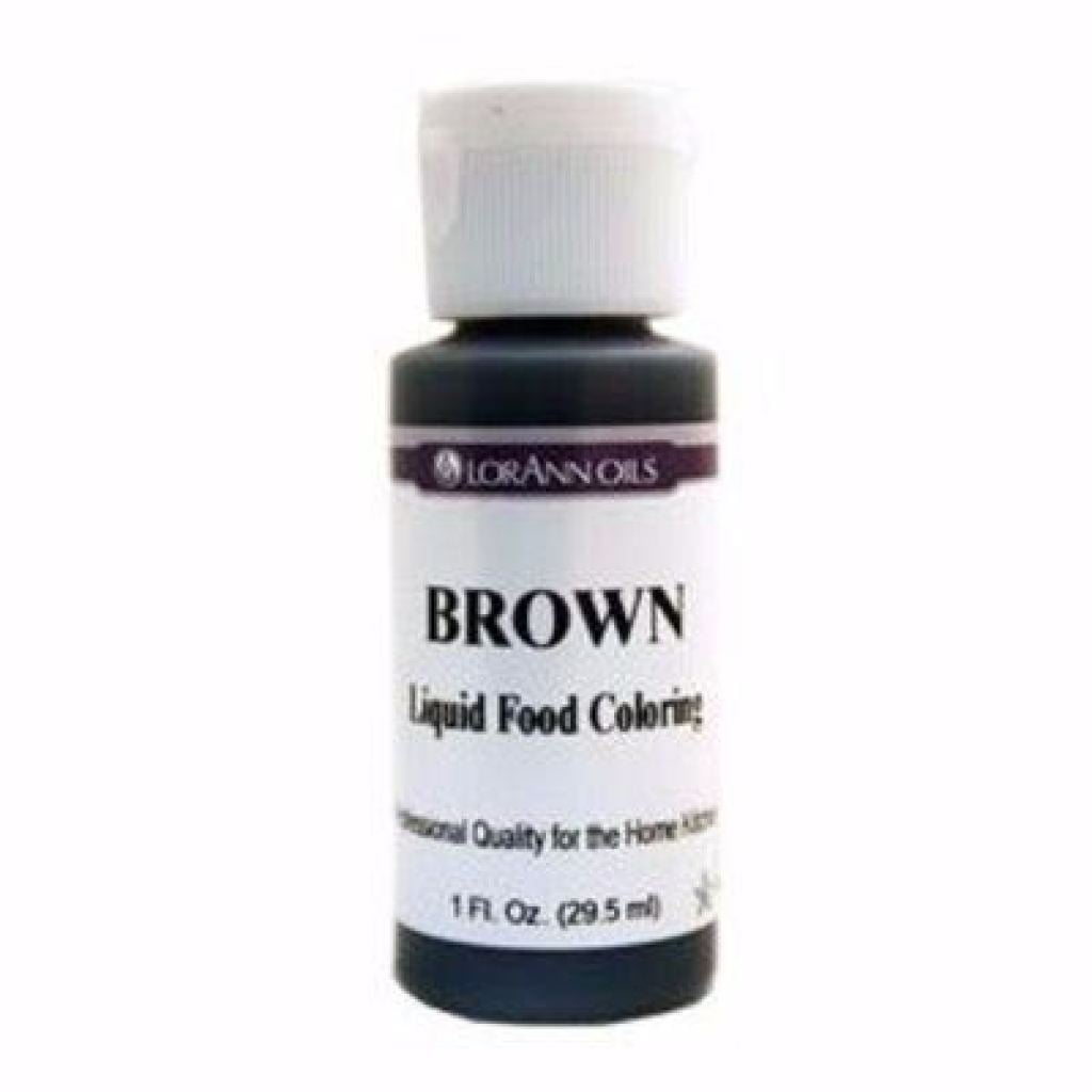 LorAnn Liquid Food Coloring Brown 4oz - Kosher, Gluten Free ...