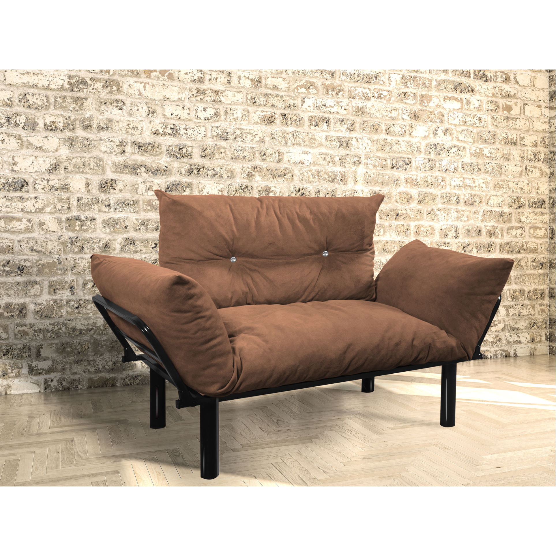 Brown Love Seat - Minimize Space Occupancy In Living & Bedroom High ...