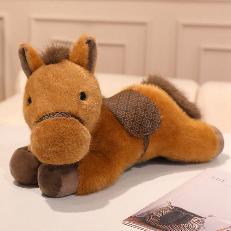 Brown Lying Pony Boy Companion Doll, Year of the Horse Mascot - Walmart.com