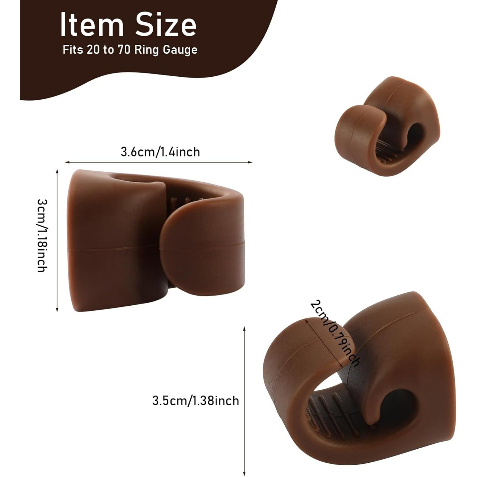 Brown Magnetic Cigar Holder, Strong Magnetic Cigar Clip Portable Non ...