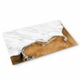 Brown Marble Texture Door Mat Abstract Retro Wave Non Slip Absorbent ...
