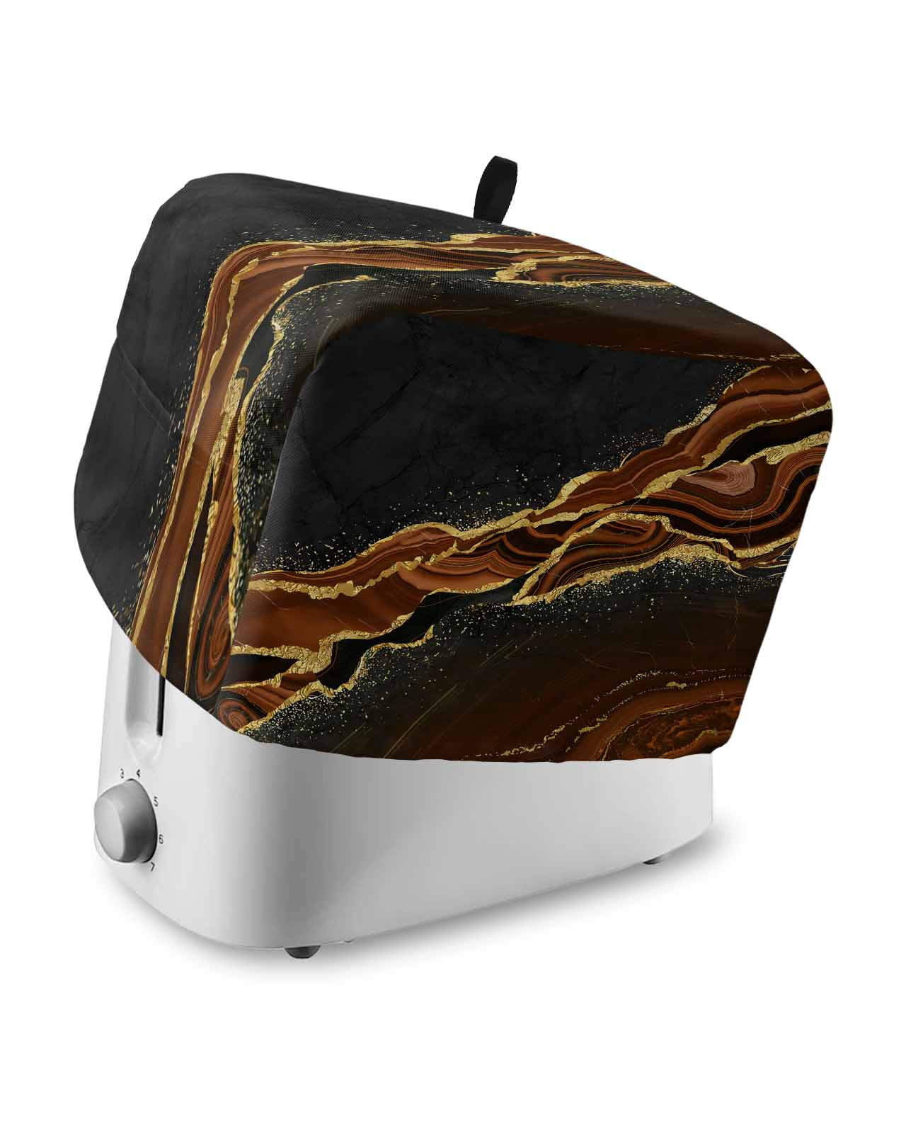 Brown Marble Toaster Cover 2 Slice, Small Kitchen Appliance Covers ...