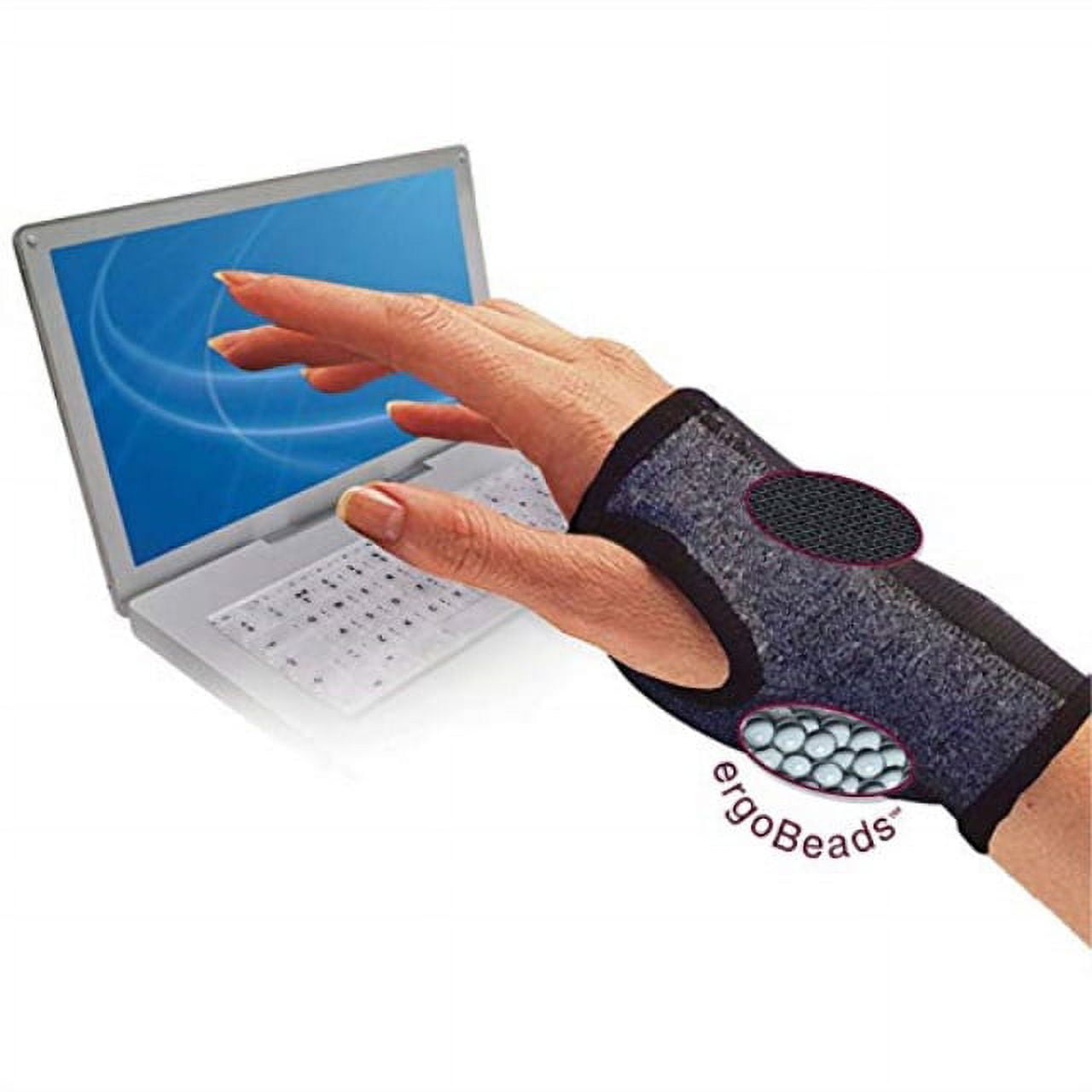 Brown Medical - Imak Computer Glove. ErgoBeads, cushion & protect wrist ...