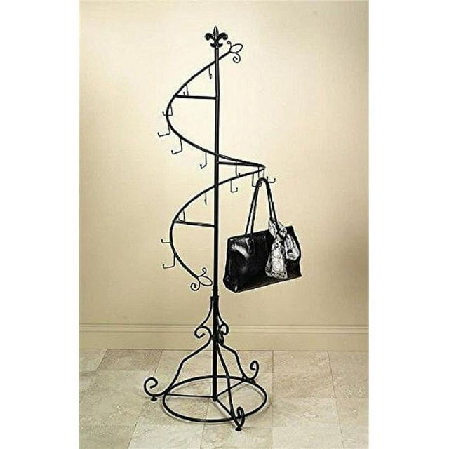 Brown Metal Clasic Spiral Purse Tree - Walmart.com