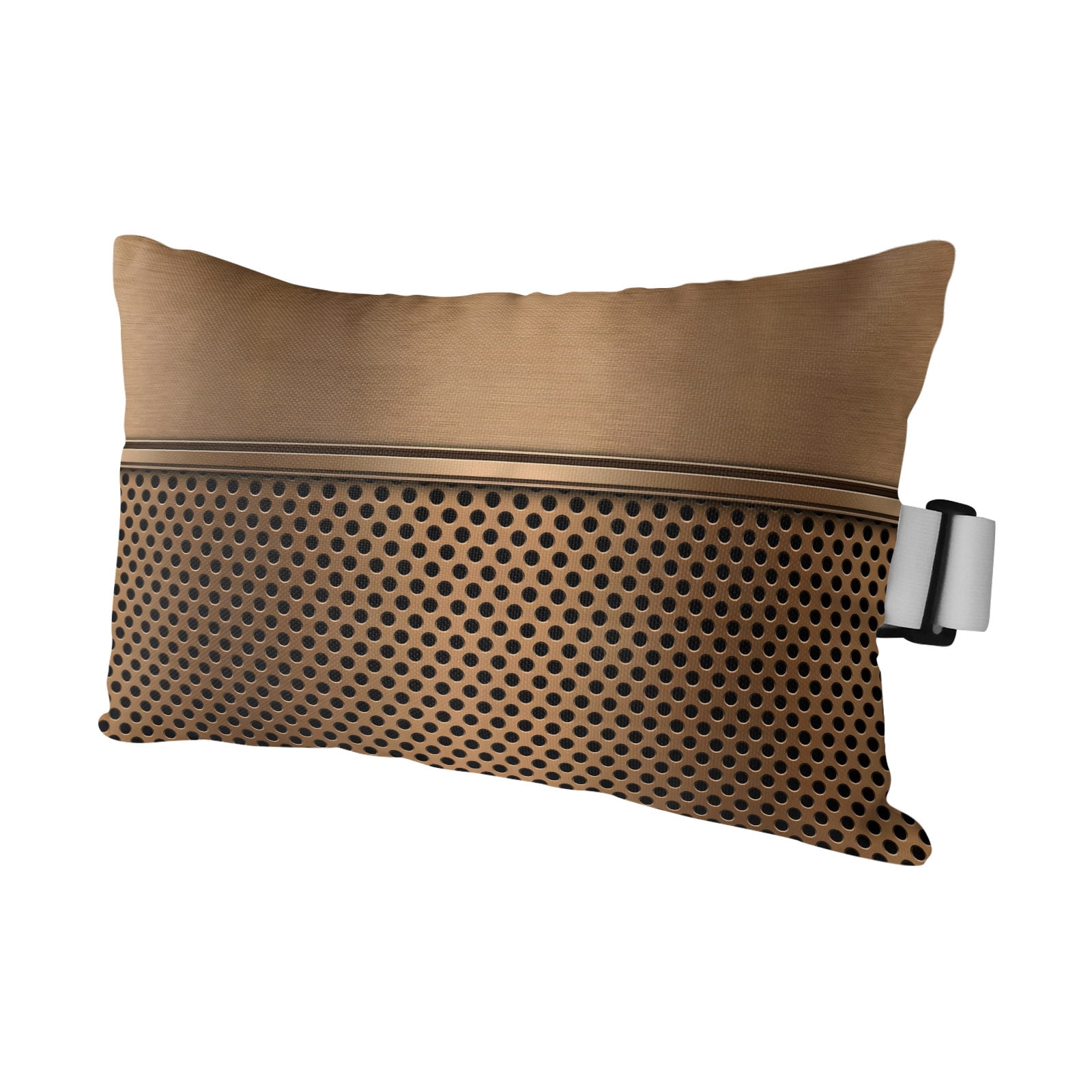 Brown Metal Hole Outdoor Pillows for Chaise Lounge Chair Waterproof ...