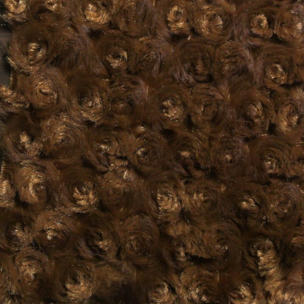 Brown Minky Fabric, 60” Inches Wide – Sold by The Yard () - Walmart.com