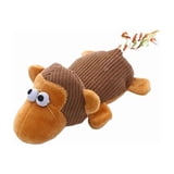Brown Monkey Plush Toy for Dogs: A Durable and Interactive Chewable Toy ...