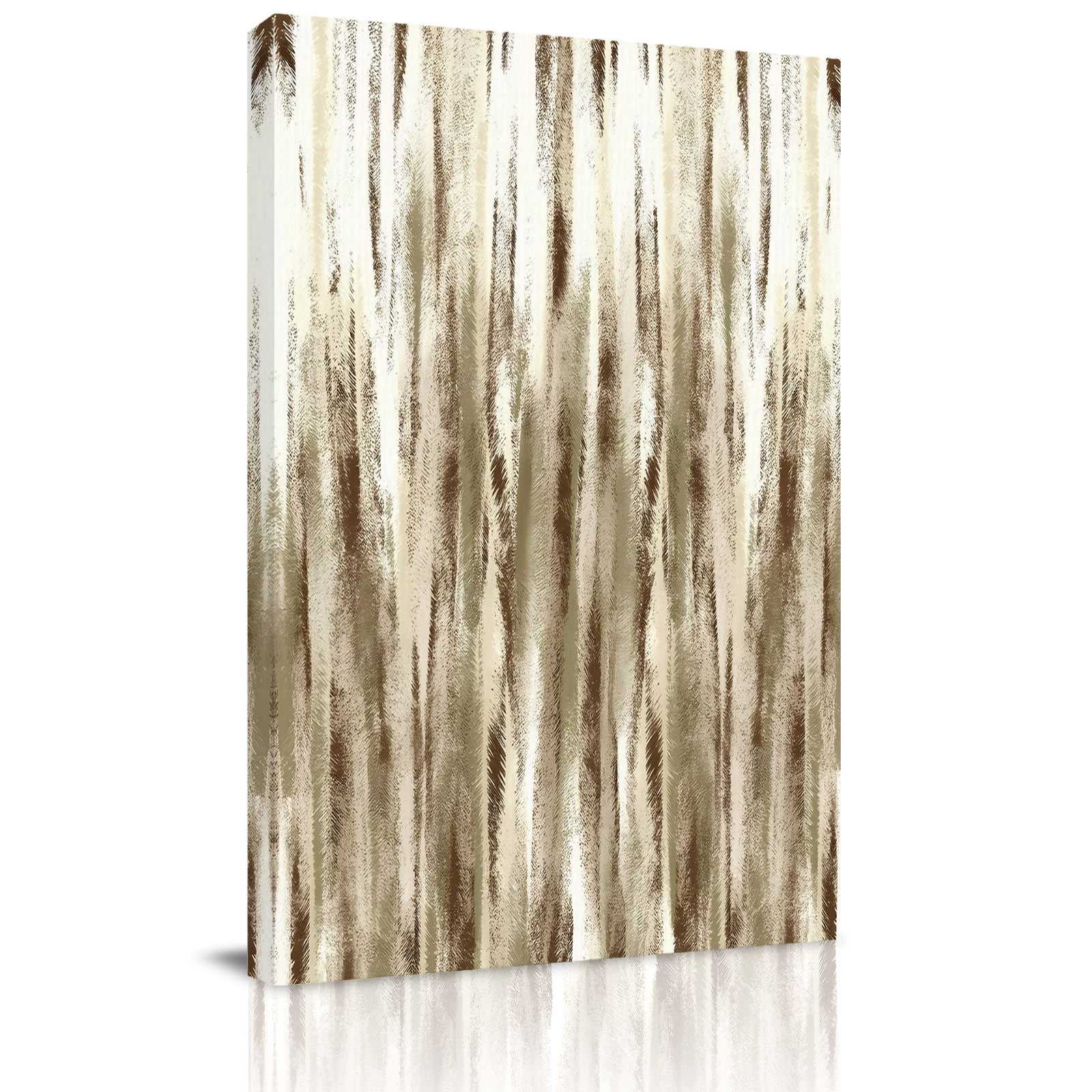 Brown Nostalgia Pencil Touches Canvas Wall Art for Living Room ...