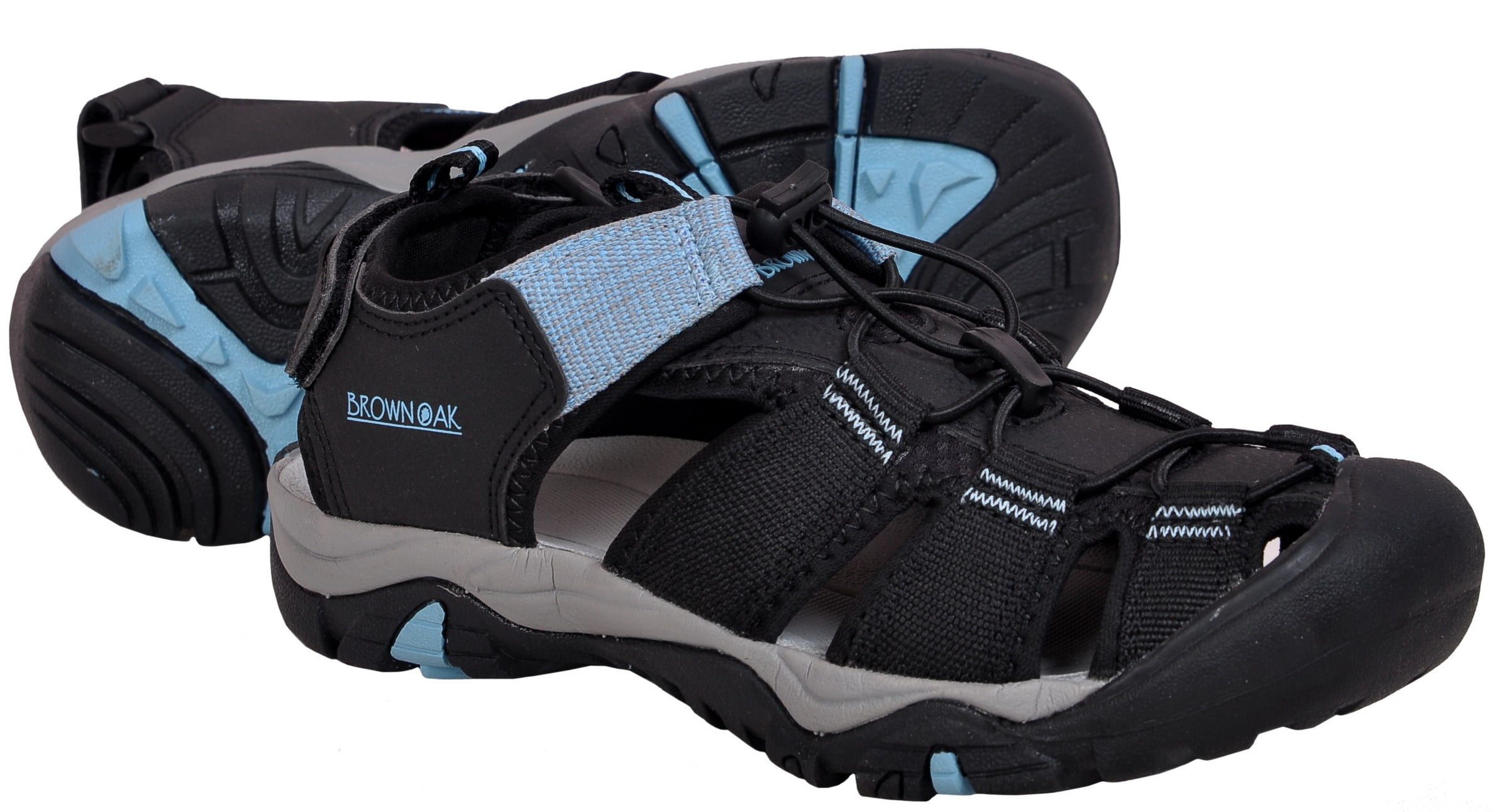 Brown Oak Women's Hiking Water Shoes, Closed Toe Sport Sandals ...
