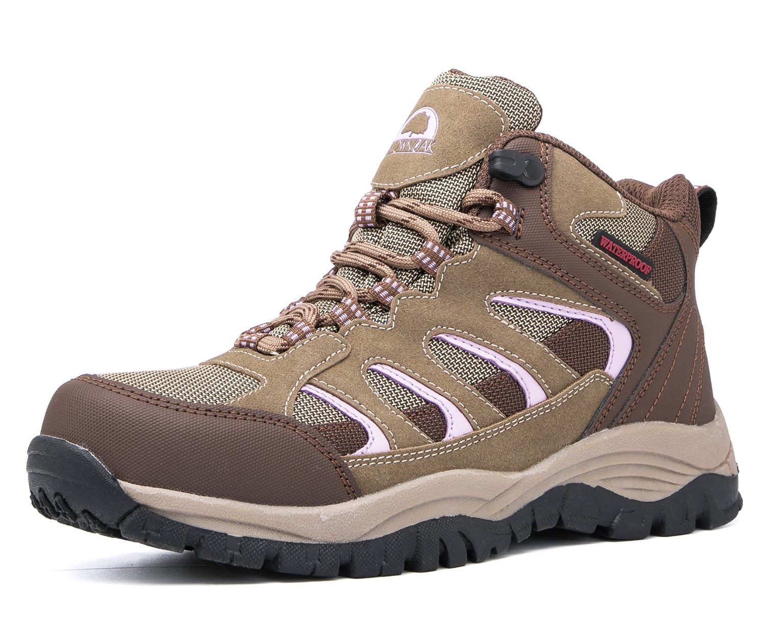 Brown Oak Womens Waterproof Outdoor Casual Trekking Camping Backpacking ...