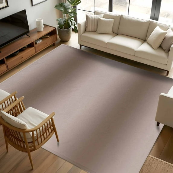 Brown Ombre 6x9 Area Rugs, Farmhouse Brown Gradient Modern Art Non-Skid ...