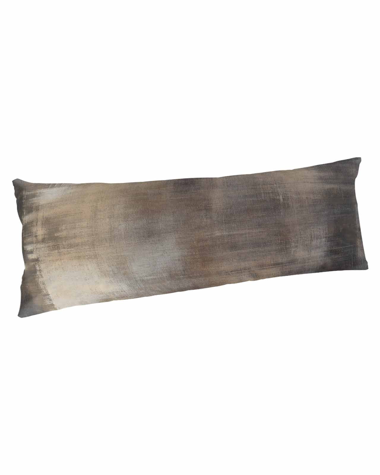 Brown Ombre Body Pillow Covers, Oil Painting Art Abstract Modern Soft ...