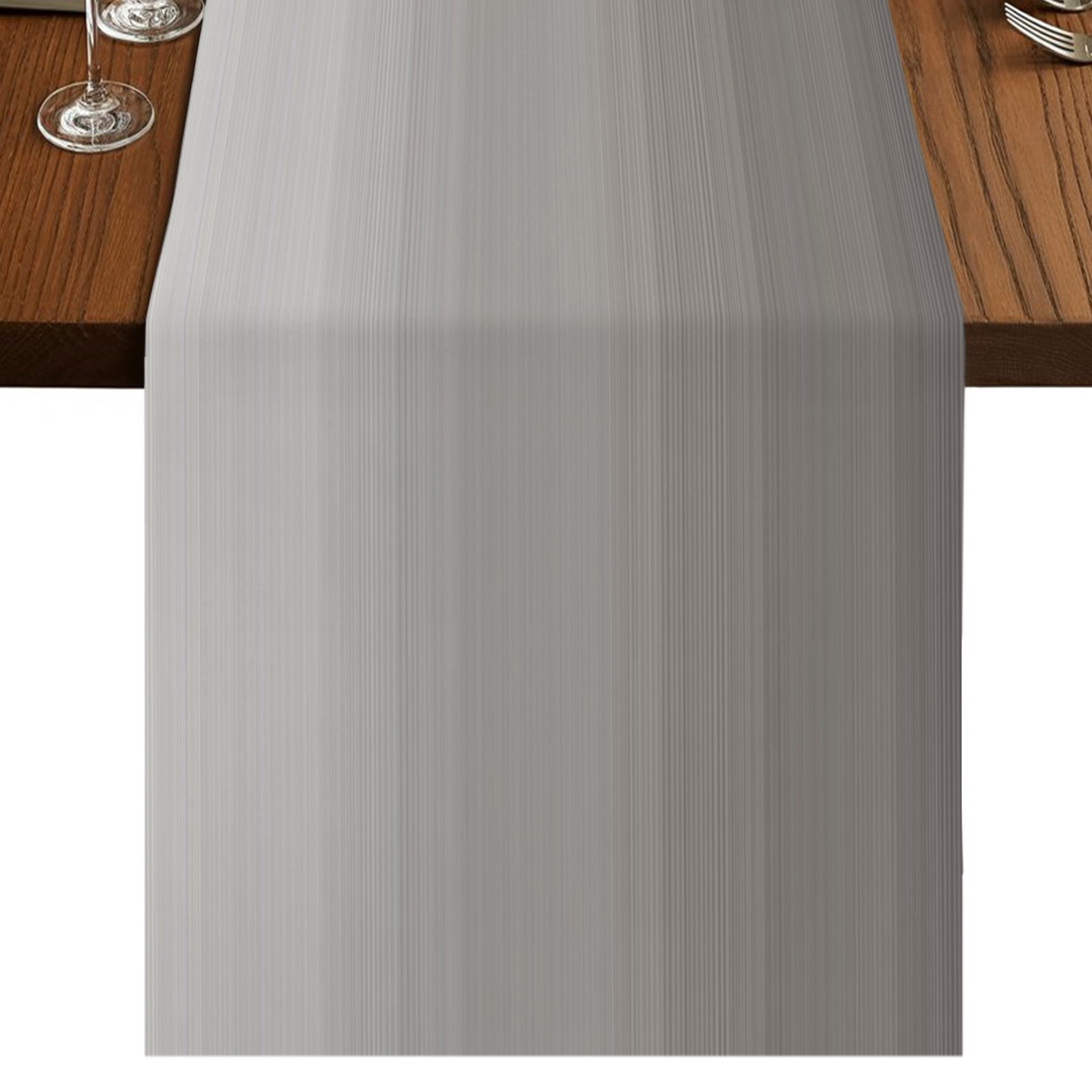 Brown Ombre Burlap Cotton Table Runner 13x36 Inches Short, Farmhouse ...