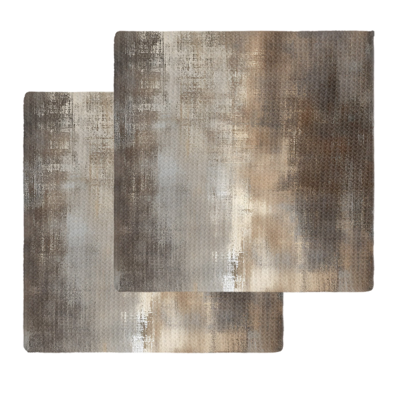 Brown Ombre Kitchen Dish Towels for Drying Dishes Set of 2, Modern ...