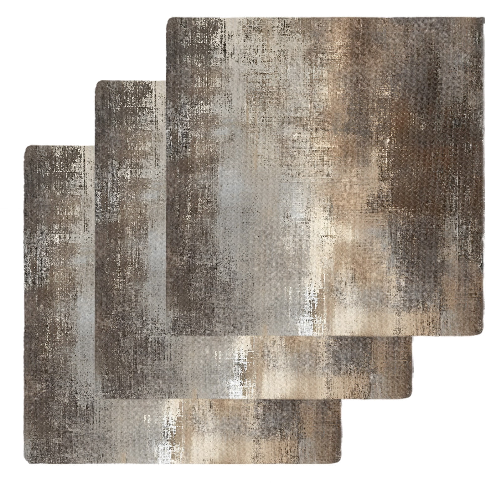 Brown Ombre Kitchen Dish Towels for Drying Dishes Set of 3, Modern ...