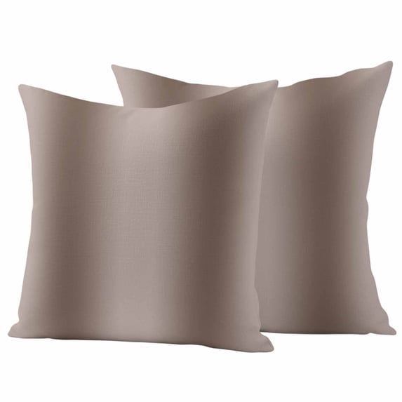 Brown Ombre Outdoor Pillow Covers 24"x24" Set of 2,Waterproof Throw ...