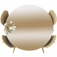 Brown Ombre Round Tablecloth 45-54 Inch Round Fitted Table Cloth with ...