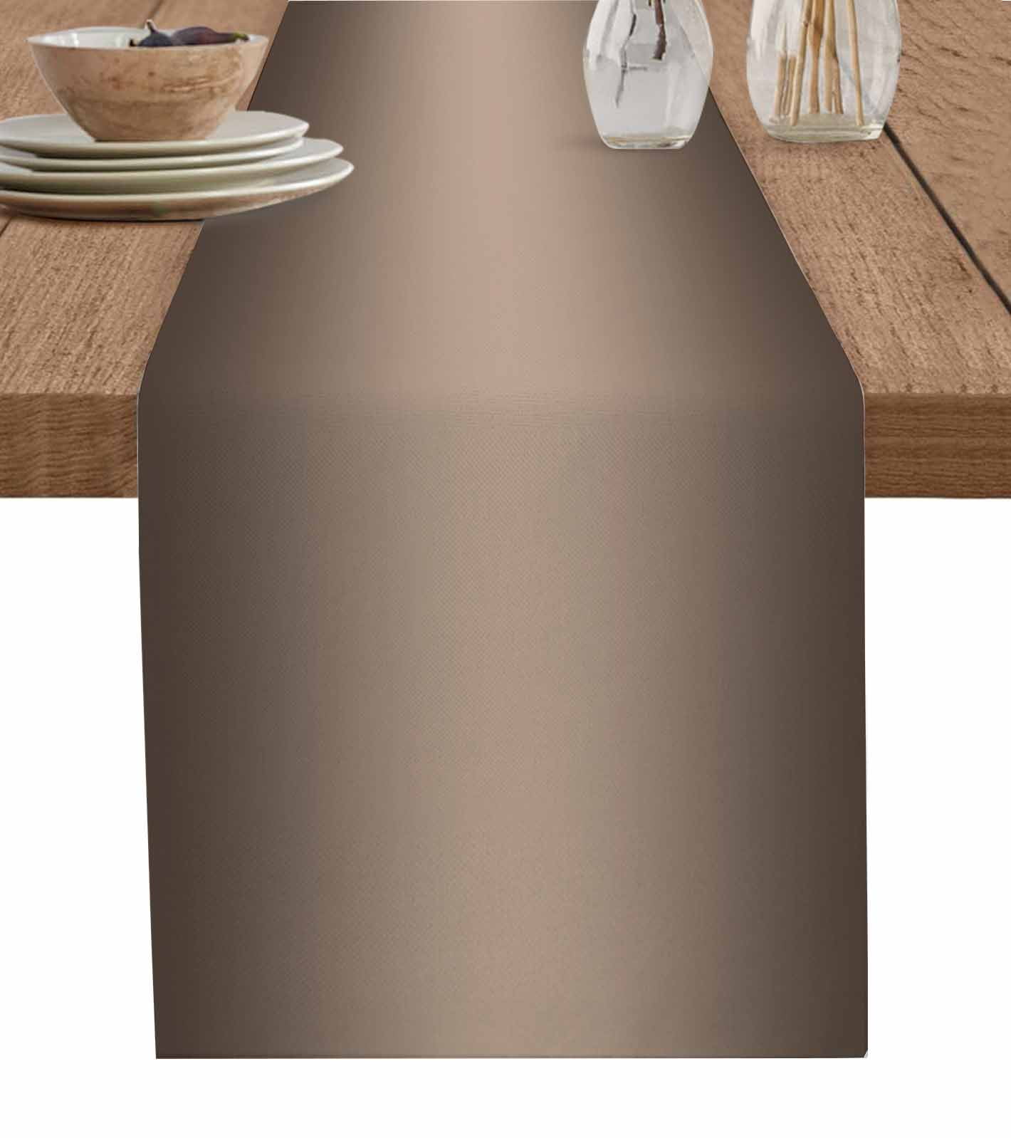 Brown Ombre Table Runner Modern Gradient Abstract Art Tablerunners 13 x ...