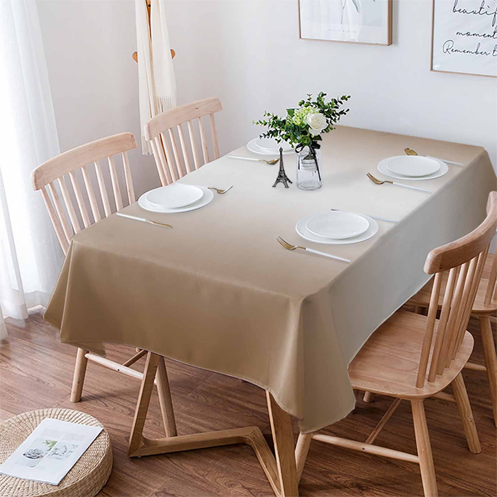 Brown Ombre Tablecloth Rectangle Table Cloth 52x70 , Waterproof ...