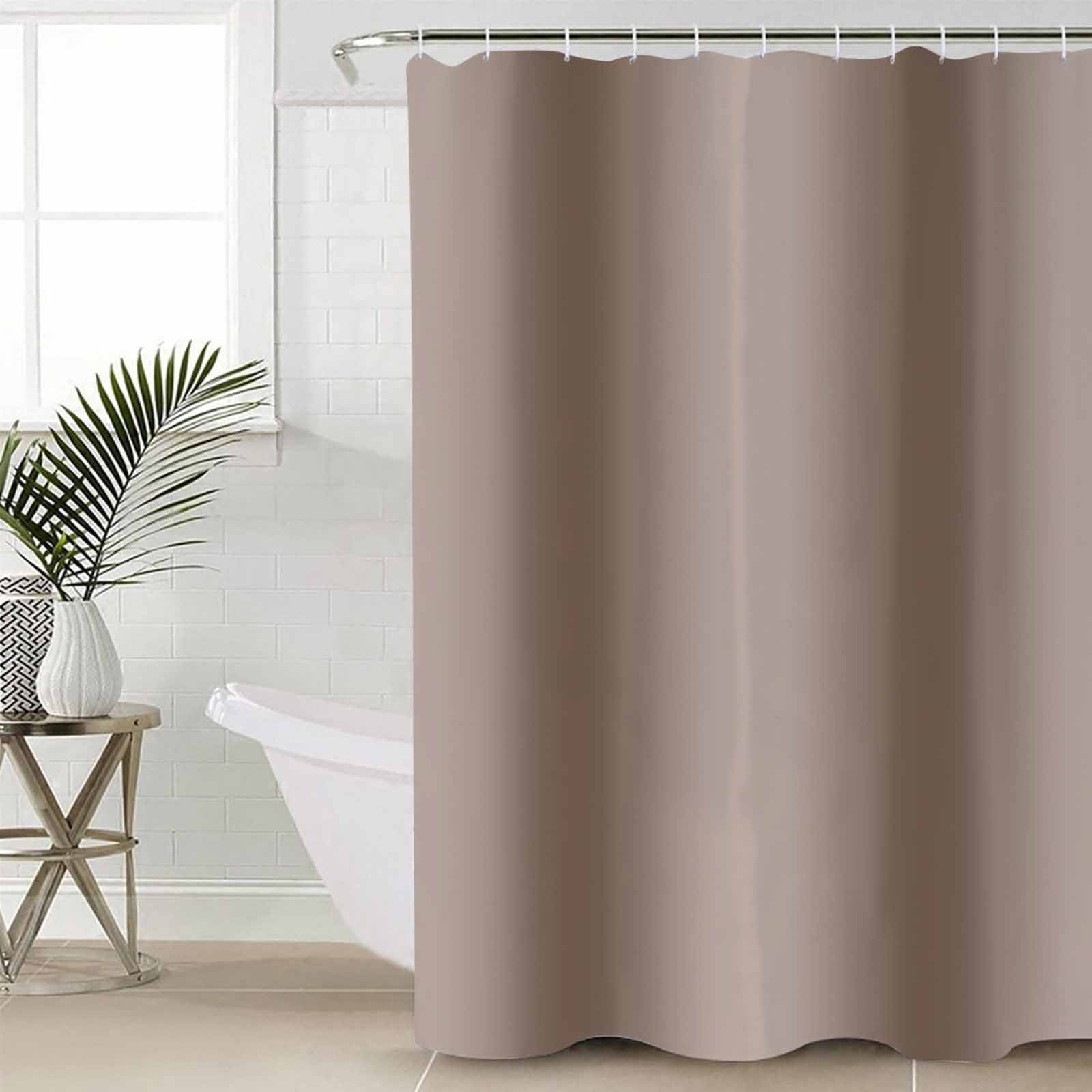 Brown Ombre Waterproof Fabric Shower Curtain, Modern Abstract Art ...
