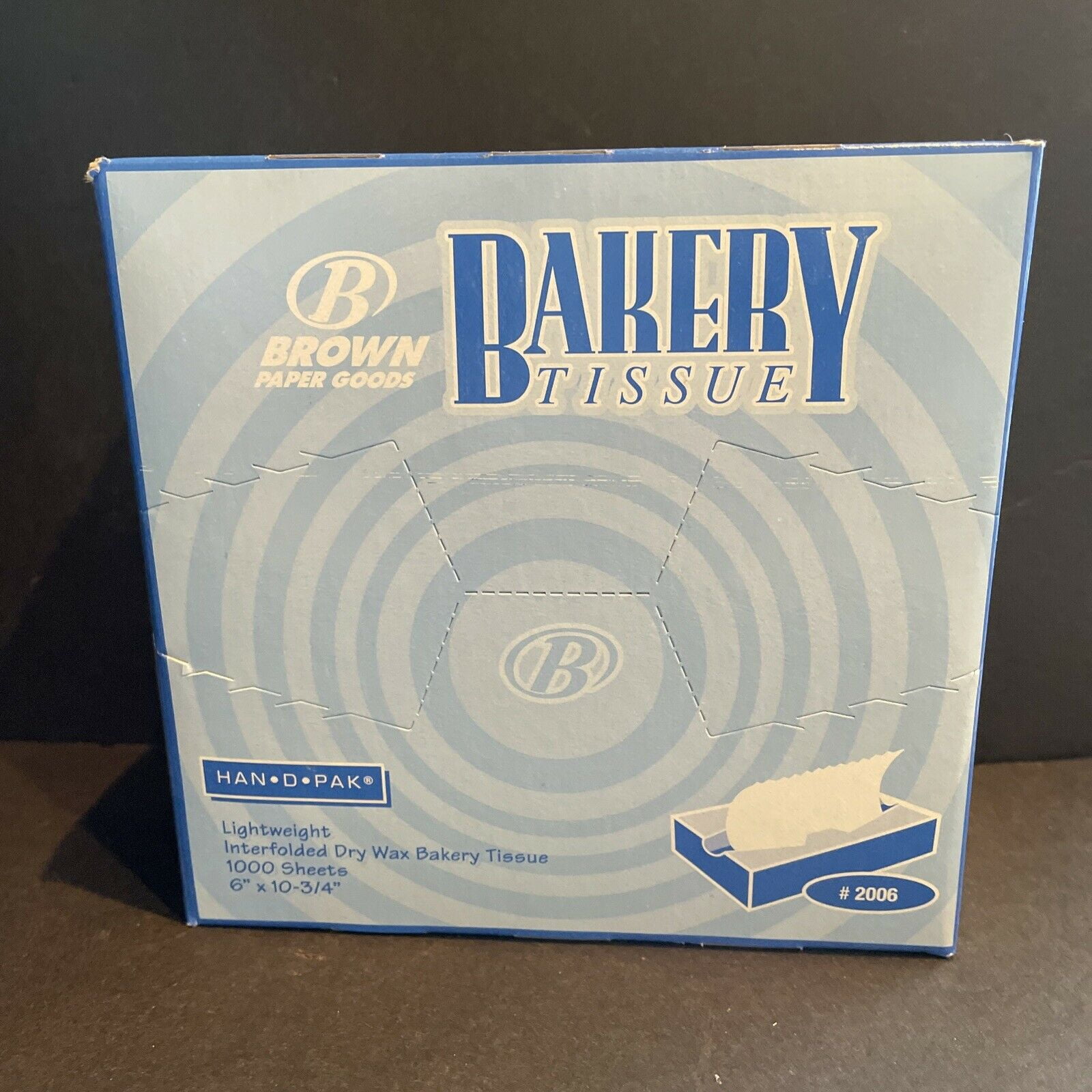 Brown Paper Goods Bakery Tissue 6x103/4 1000 Sheets - Walmart.com