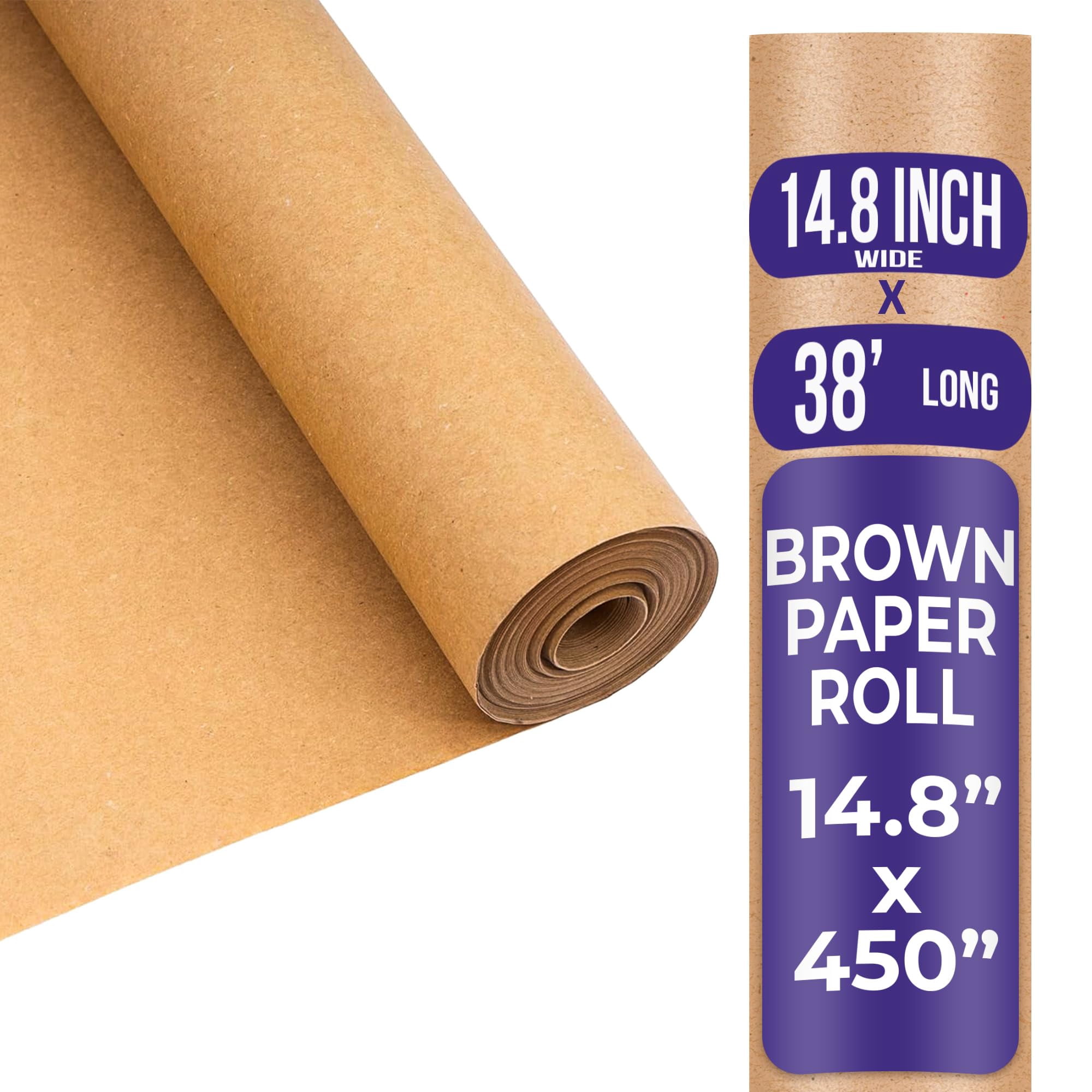 Brown Paper Roll Packing JKF25 Paper | Bulletin Board Paper Roll | 14.8 ...