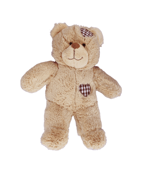 Brown Patches Bear Plush Toy Skin, DIY 8" Toy Kits with Hand Stuffing ...