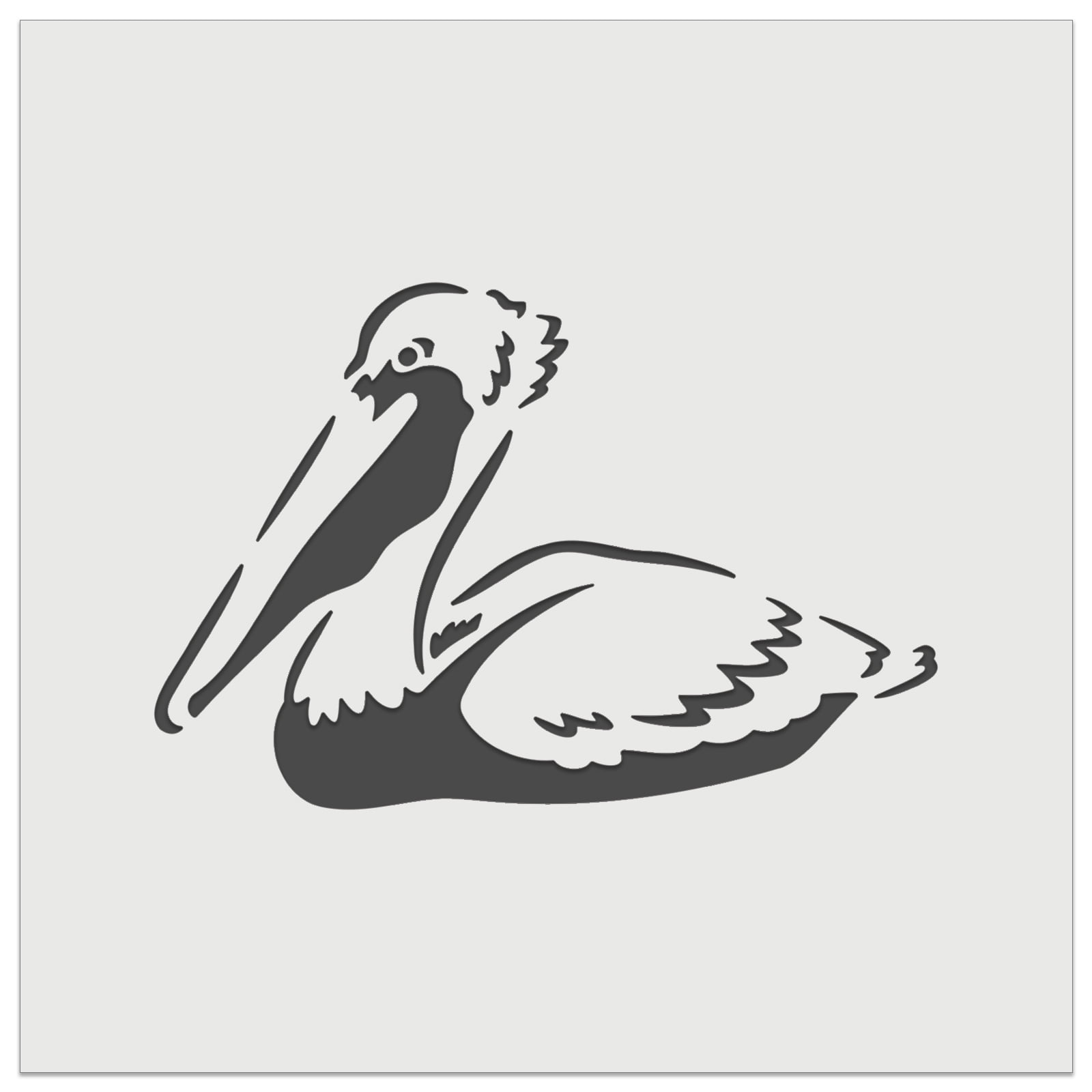 Brown Pelican DIY Cookie Wall Craft Stencil - 11.5 Inch - Walmart ...