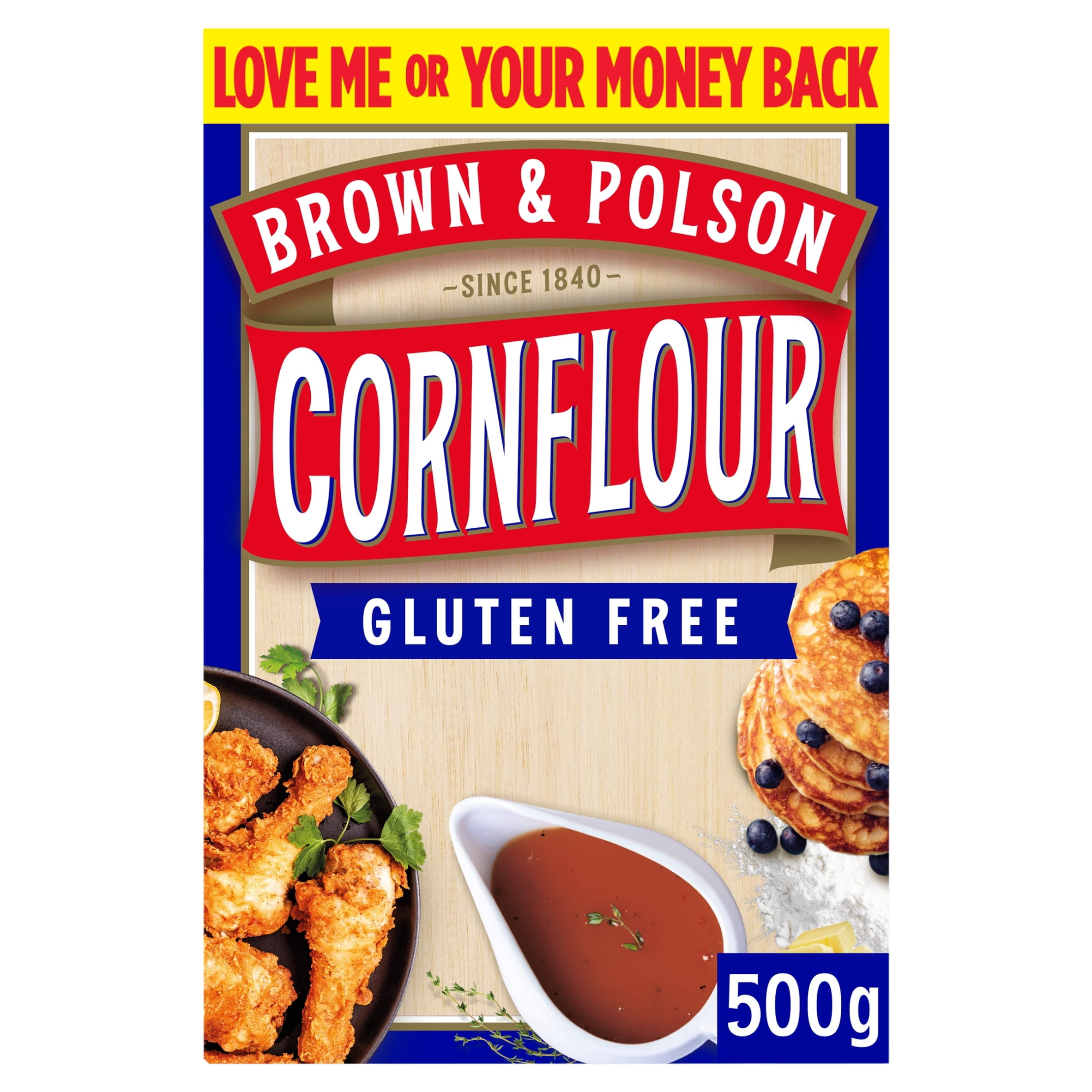 Brown & Polson Cornflour 500G, Imported from Britain - Walmart.com