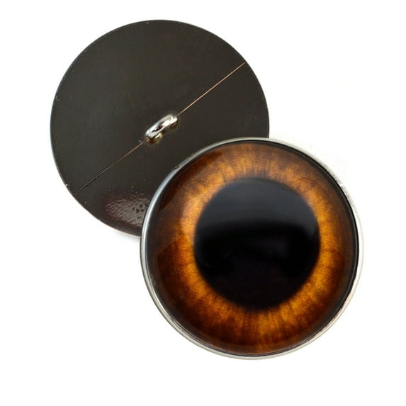 Brown Rabbit Hare Sew-On Button Glass Eyes - Walmart.com