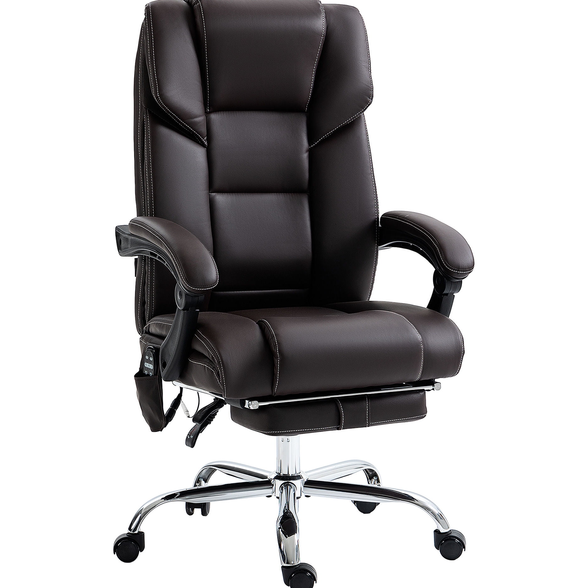 Brown Reclining Chair - Comfortable Neck and Back Support - Office Work ...