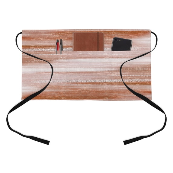 Brown Red Gradient Kitchen Restaurant Half Waist Apron, Minimalist Sea ...