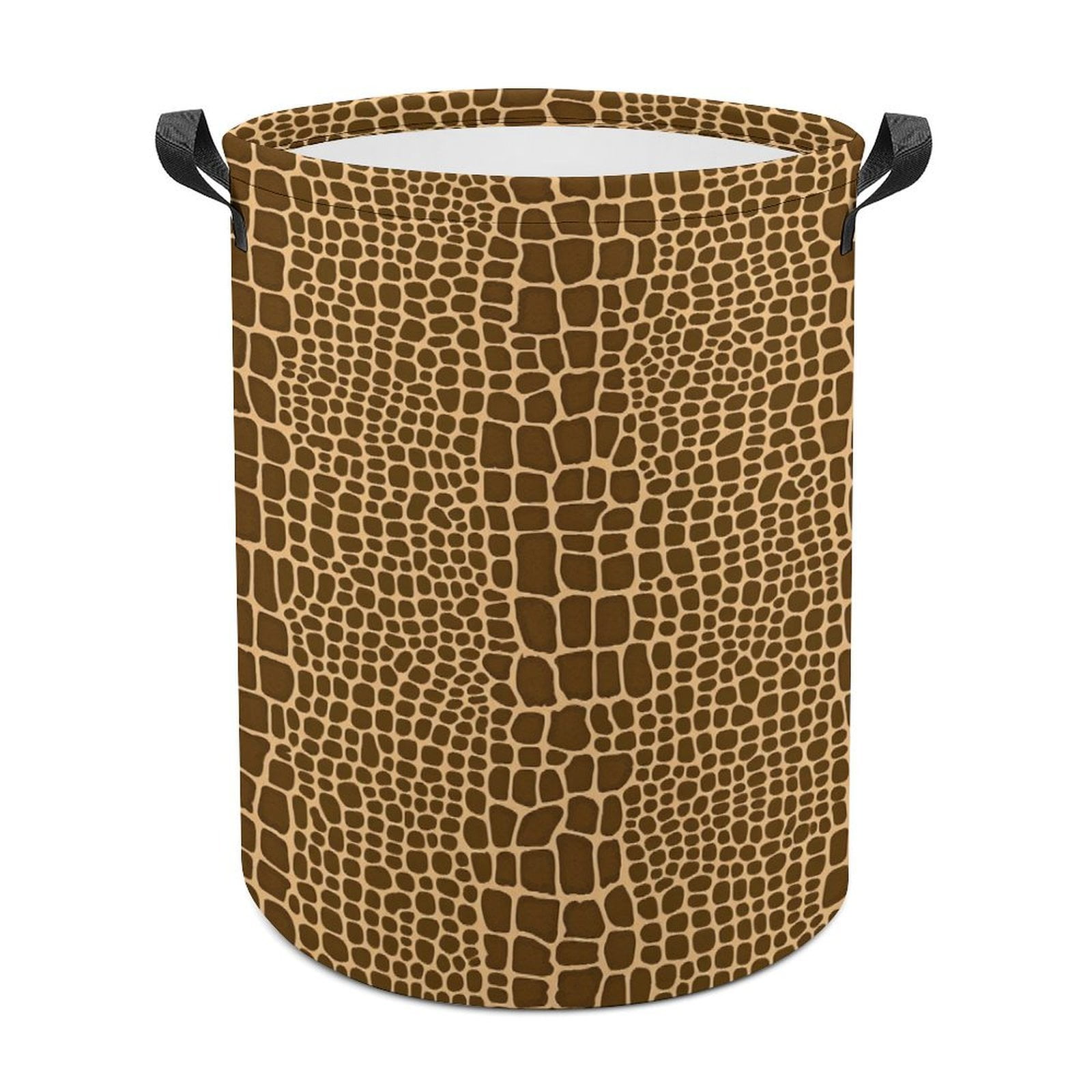 Brown Reptile Skin Pattern Waterproof Storage Bag Household Dirty ...