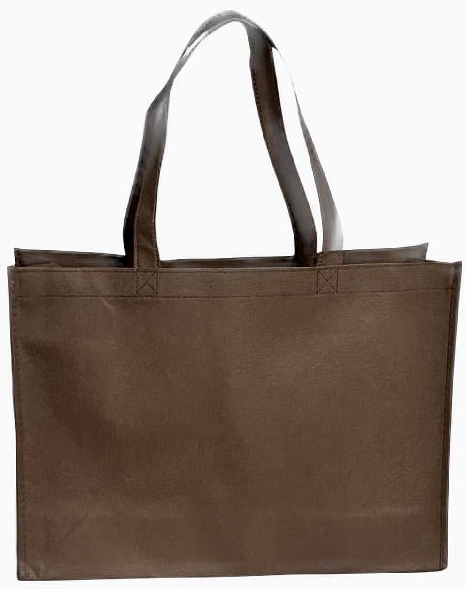 Brown Reusable Grocery Tote Shopping Bags Hand Bags Eco Friendly 10 ...
