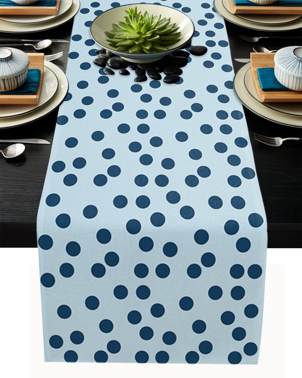 Brown Round Wood Grain Table Runner Wedding Party Champagne Table ...