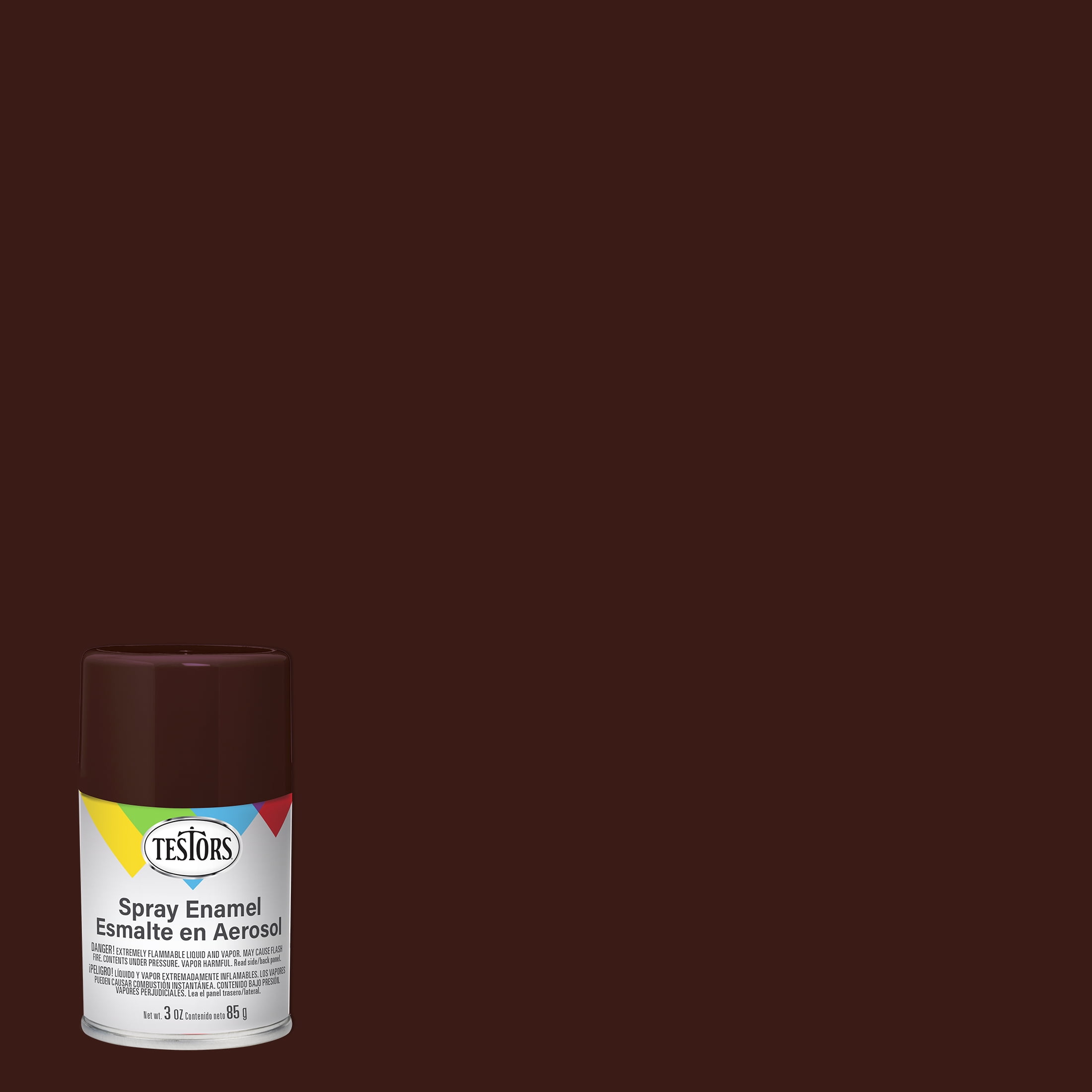 3 Pack, Brown, Rust-Oleum Testors Gloss Enamel Spray Paint- 1240T, 3 oz ...