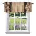 Brown Rustic Cow Window Valance for Kitchen, Farmhouse Animal ...