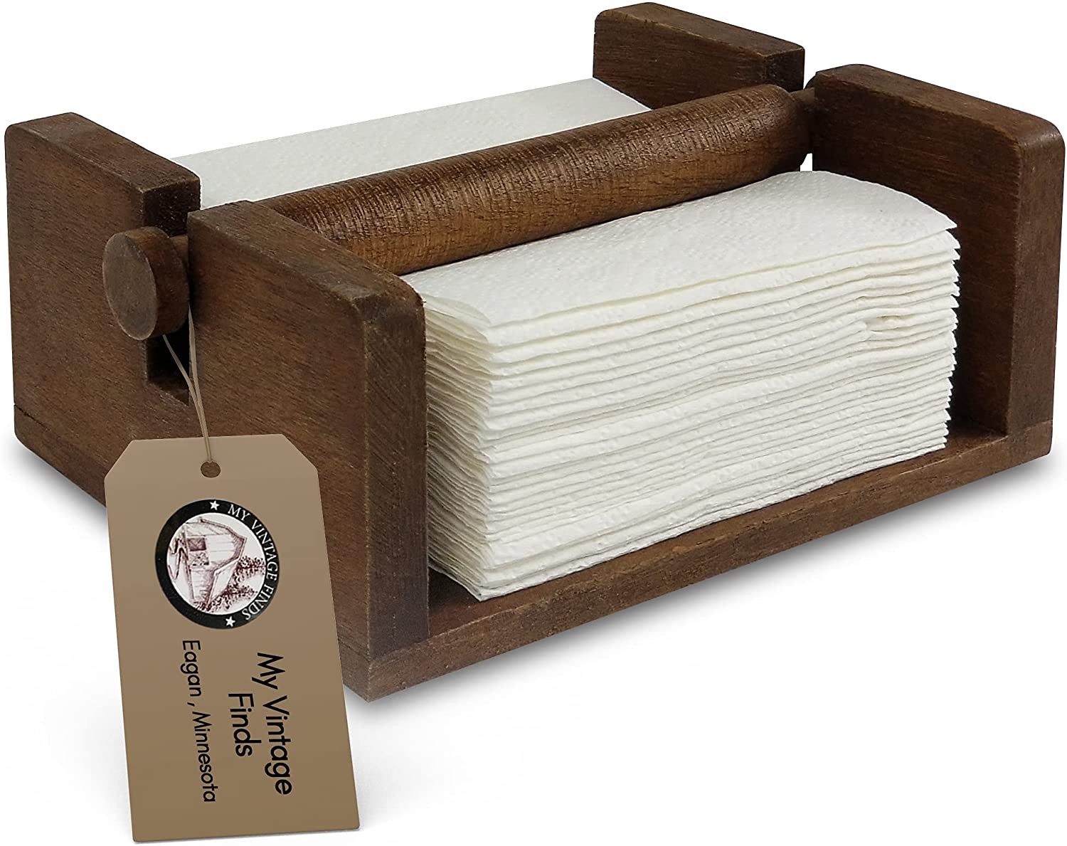 Autumn Alley Wooden Barn Door Rustic Paper Napkin Holder | Farmhouse ...