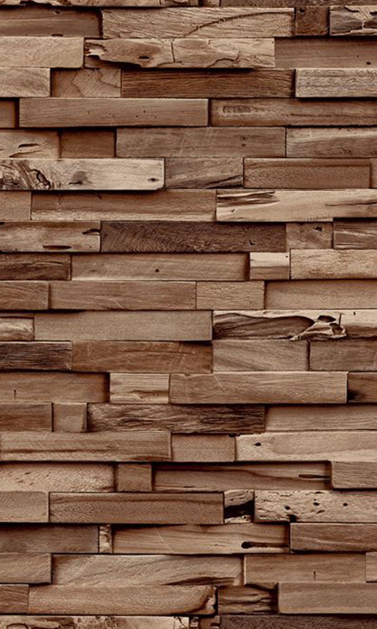 Brown Rustic Wood Look Textured Wallpaper - Walmart.com